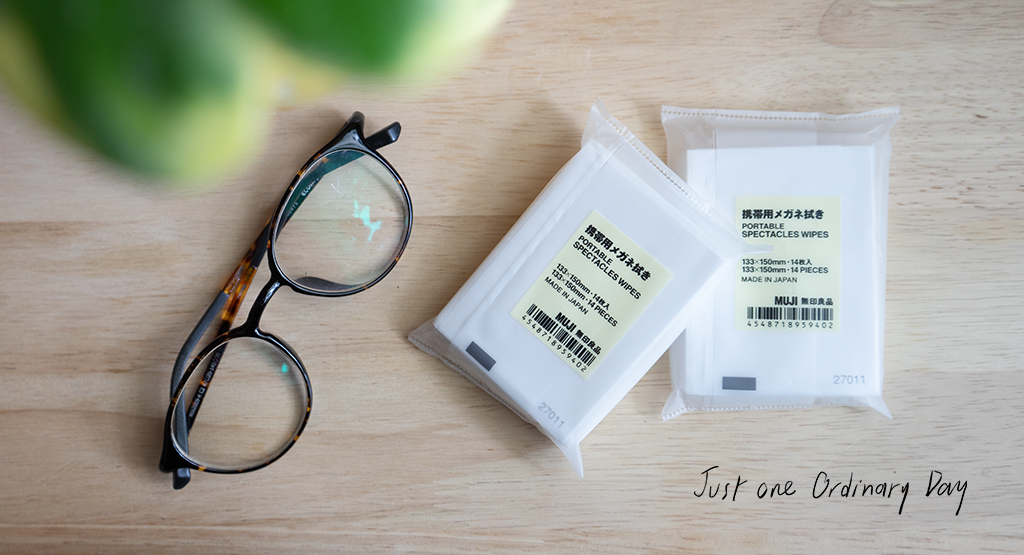 ใช้ดีจริง! ผ้าเช็ดทำความสะอาดแว่นตาจาก Muji - JustOneOrdinaryDay